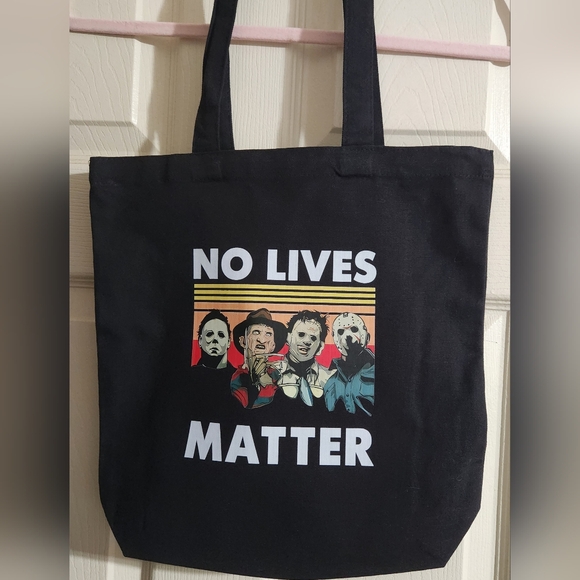 Hand Crafted | Bags | Handmade Horror Character Reusable Tote | Poshmark
